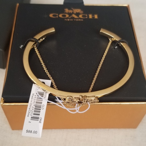 Coach | Jewelry | Gold Coach Bracelet | Poshmark